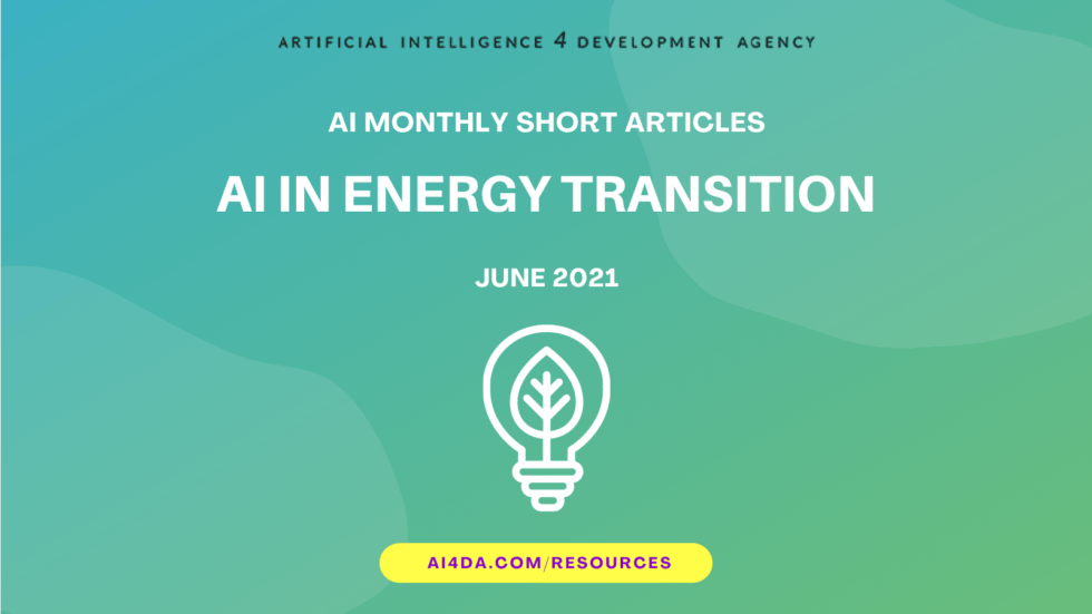 The role of Artificial Intelligence in Energy Transition - ai4da.com